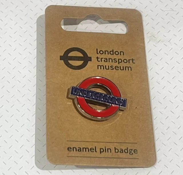 LONDON UNDERGROUND TUBE Enamel Lapel Pin Badge London Transport TfL ...