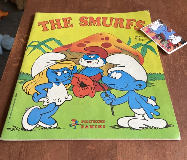 VINTAGE, SMURFS, movie Sticker album Panini VERY GOOD Condition £4.99 ...