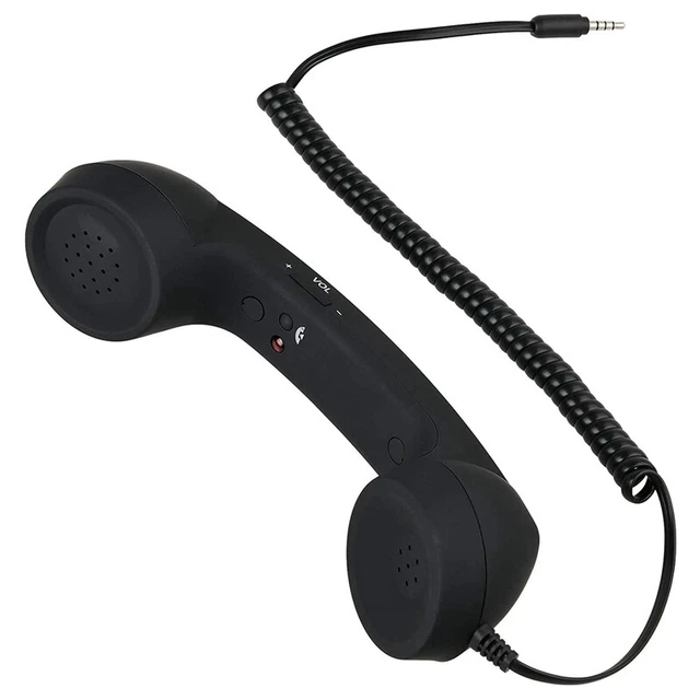 VINTAGE RETRO TELEPHONE Handset Cell Phone Receiver MIC Microphone for ...