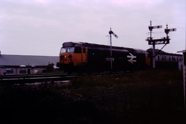 1980S BRITISH RAIL BR Diesel Electric Loco 47 558 Railway Slide Ref 168 ...