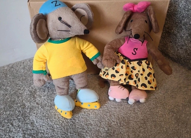 TALKING RASTAMOUSE ZOOMER And Scratchy Soft Plush Toy £9.00 - PicClick UK