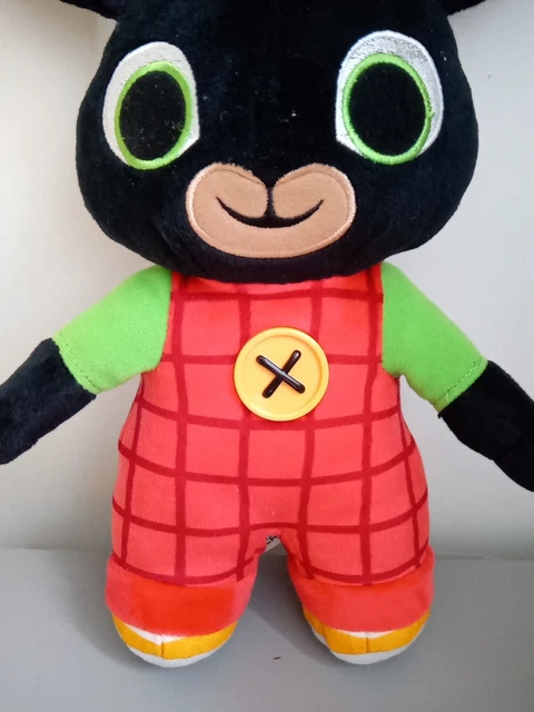 CBEEBIES BING BUNNY Bing The Black Talking Rabbit Soft Plush Toy Golden ...