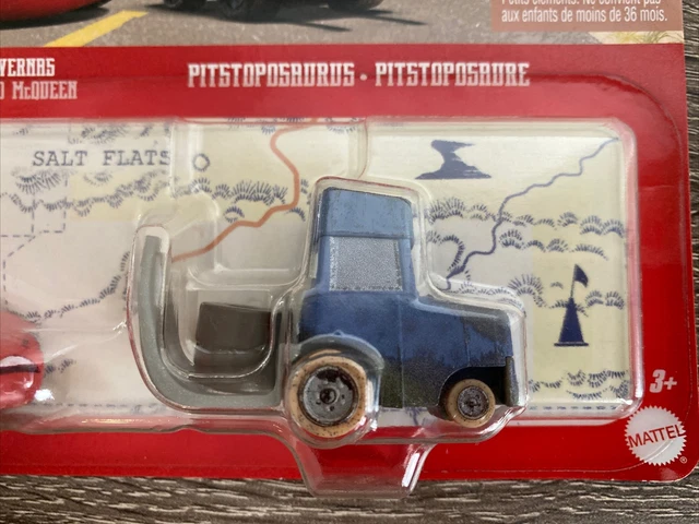 DISNEY PIXAR CARS CAVE LIGHTNING MCQUEEN PITSTOPOSAURUS 2 PACK New For ...