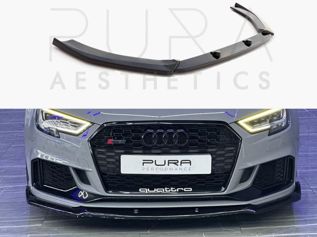 AUDI RS3 8V Facelift Front Splitter Spoiler Lip 2017-2020 £119.95 ...