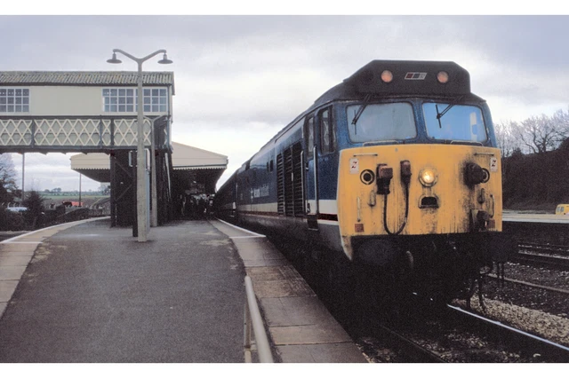 RAILWAY PHOTO - Class 50 50003 NSE YEOVIL JUNCTION 22-12-90 £2.00 ...