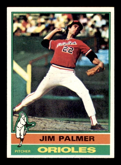 1976 TOPPS BASEBALL #450 Jim Palmer EX *d4 EUR 11,23 - PicClick FR