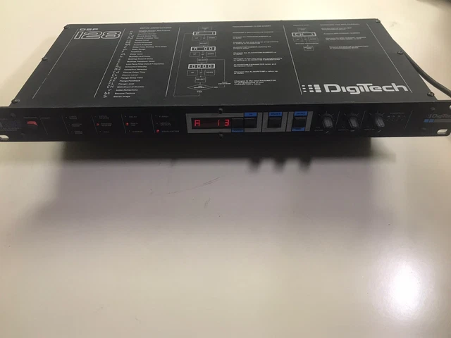 DIGITECH DSP 128 Digital Signal Processor Guitar Multi Effect Rackmount ...