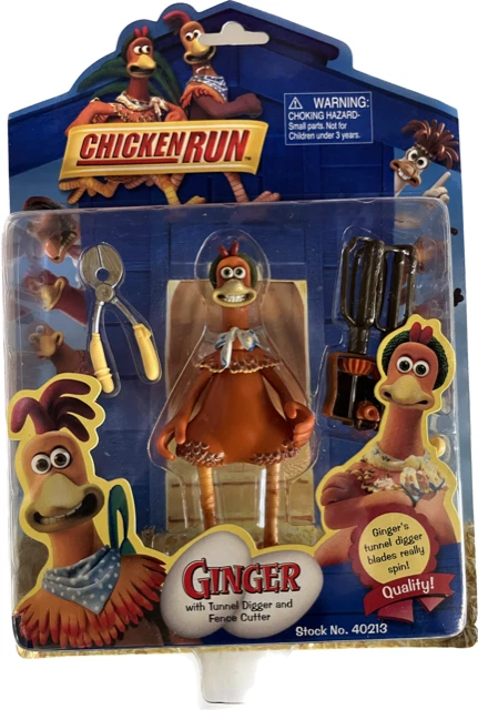 CHICKEN RUN GINGER with Tunnel Digger and Fence Cutter £29.99 - PicClick UK