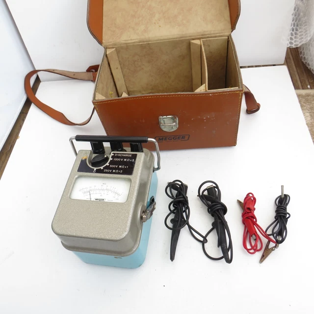 VINTAGE MAJOR MEGGER Electrical Tester No.70158 £69.00 - PicClick UK