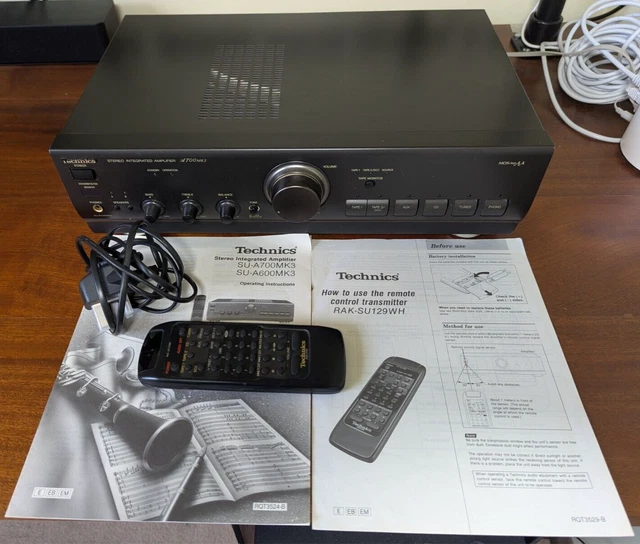 PERFECT TECHNICS SU-A700MK3 Stereo Integrated Amplifier & Remote ...