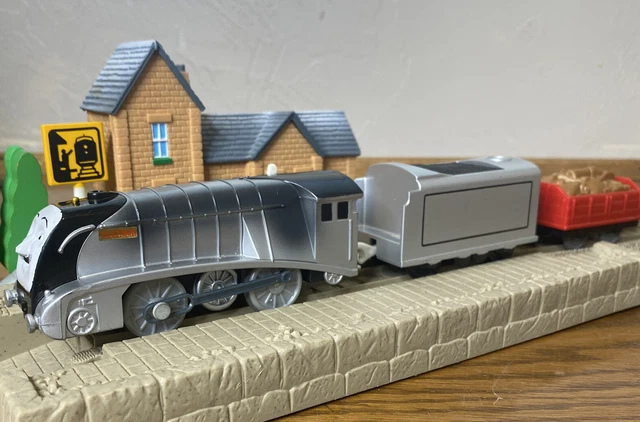 THOMAS FRIENDS TRACKMASTER Coal Mustache Spencer Steamy Sodor Train ...