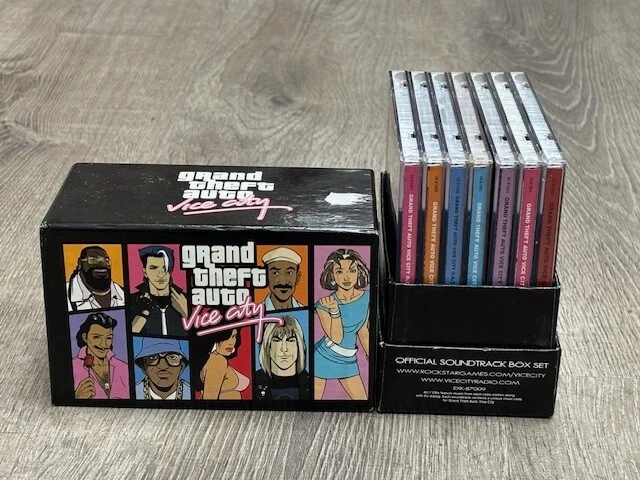 GRAND THEFT AUTO Vice City Official Soundtrack 7 CD Box Set 2002 EUR 28 ...