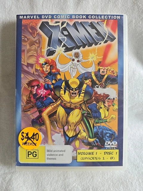 X-MEN : VOL 1 : Disc 1 (DVD, 1992) 90s TV Series Cartoon Kids Children ...