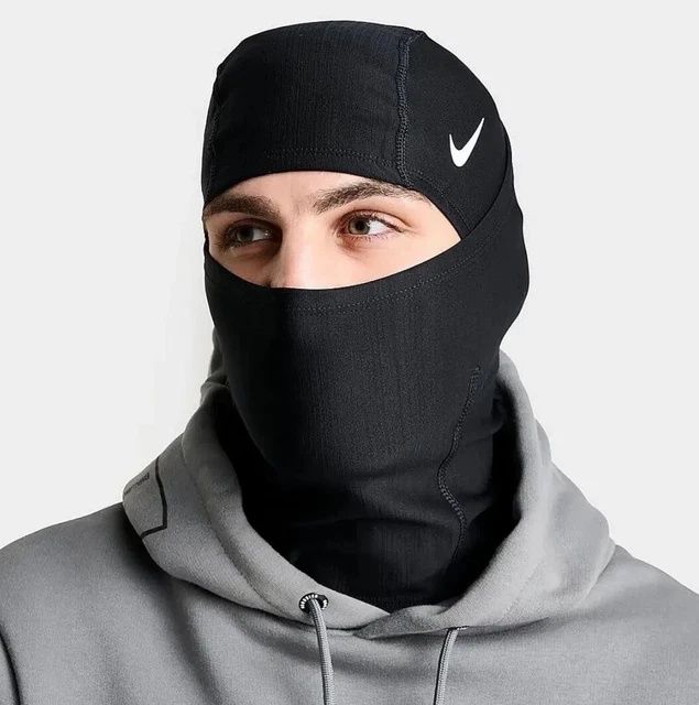NIKE PRO THERMA-FIT Hyperwarm Hood Ski Mask Black SHIPS SAME DAY!!! £23 ...