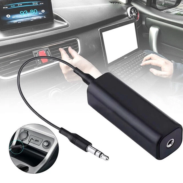 3.5MM AUDIO CABLE UK Ground Loop Noise Isolator for Car Audio/Home ...