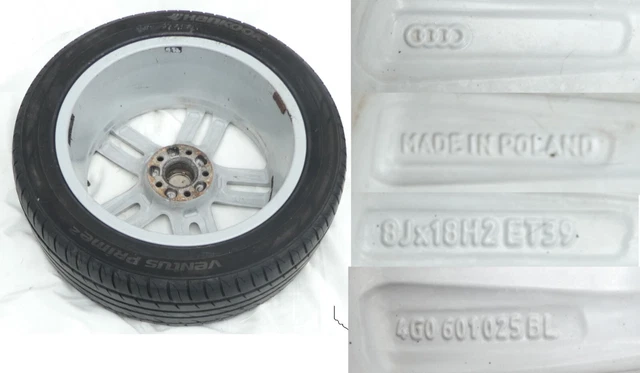 Genuine Audi A6 C7 18inch S Line Alloy Wheel 5x112 8jx18 Et39 £104 99