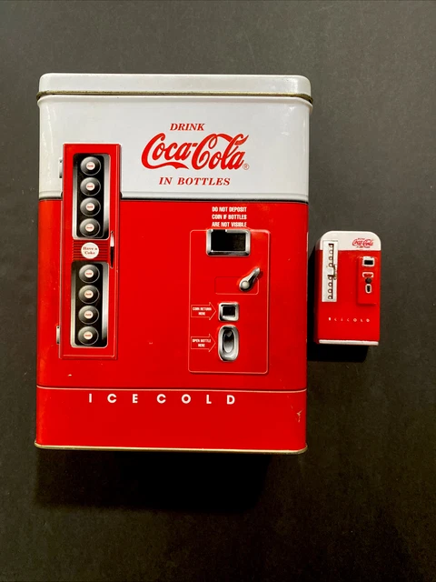 COCA-COLA BEVERAGE COKE Bottle Vending Machine Vintage 1997 Collectible ...