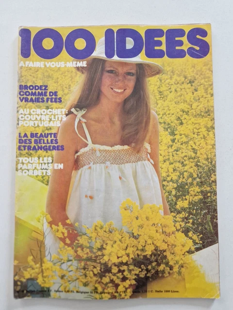 MAGAZINE MODE FASHION 100 IDEES #45 juillet 1977 EUR 11,25 - PicClick FR