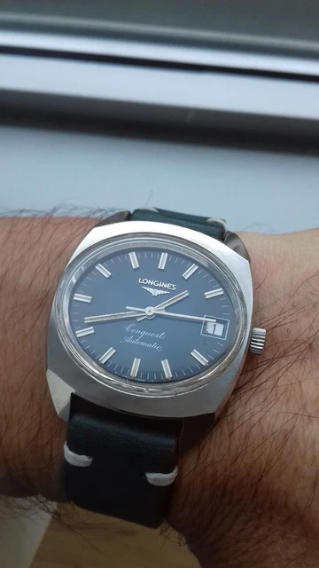 LONGINES CONQUEST 6651 AUTOMATIC BLUE DIAL Montre Swiss Montre Horl 70 ...