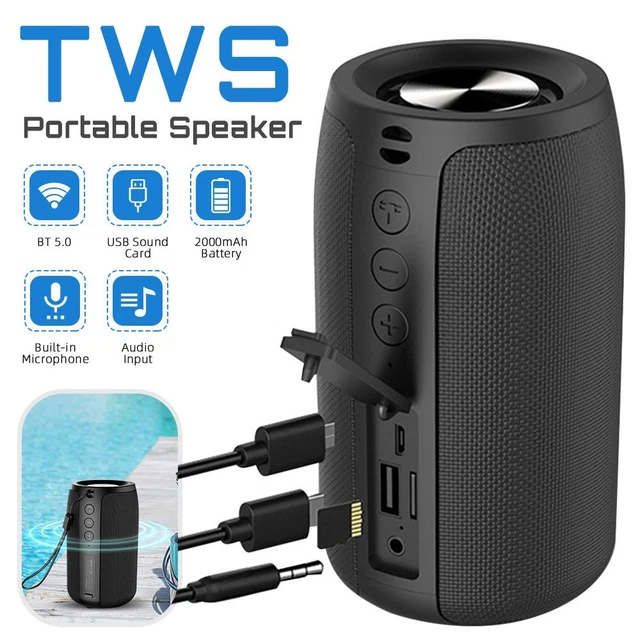 ULTRA LOUD HIGH Bass Bluetooth Speakers Portable Wireless Outdoor ...