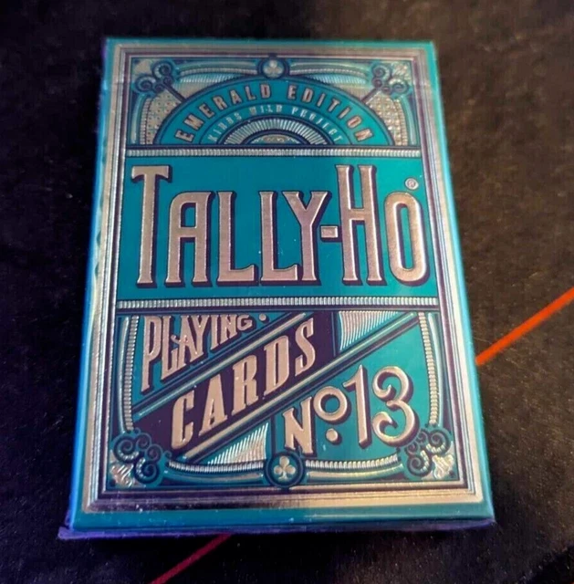 EMERALD GILDED TALLY-HO Playing Cards Deck by Kings Wild Project - Only ...