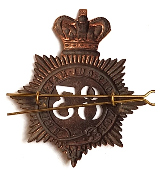 VICTORIAN 83RD ROYAL Irish Fusiliers Regiment Shako Helmet Badge QVC ...