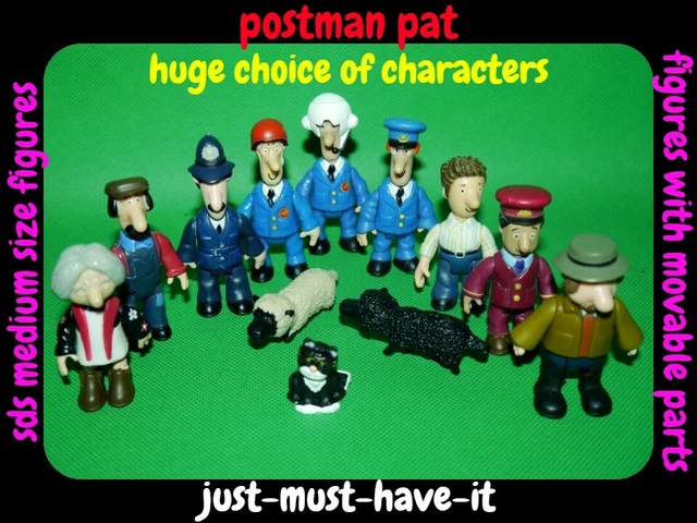 POSTMAN PAT FIGURES SDS - PAT_ALF_TED_AJ_GOGGINS_BEN_JESS_PC SELBY ...