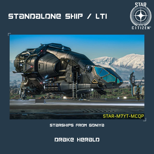 STAR CITIZEN - DRAKE HERALD - LTI - CCU'd - (Lifetime Insurance) £93.70 ...