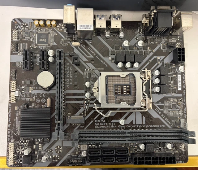 GIGABYTE B365M D2V - LGA Socket 1151 Micro ATX Motherboard £24.62 ...