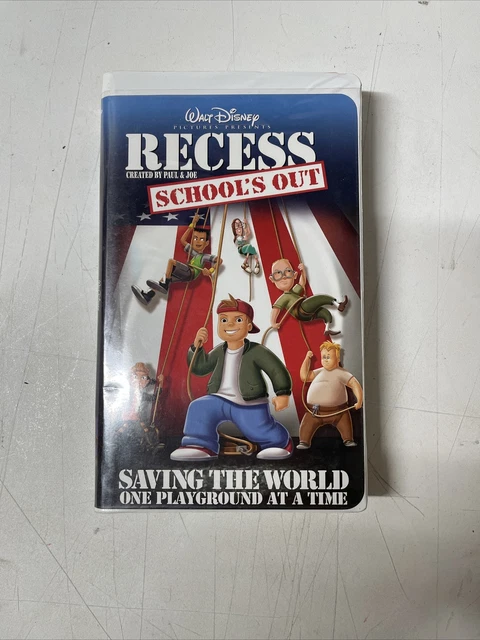 RECESS SCHOOL'S OUT Saving The World VHS Clamshell Case Walt Disney $5. ...