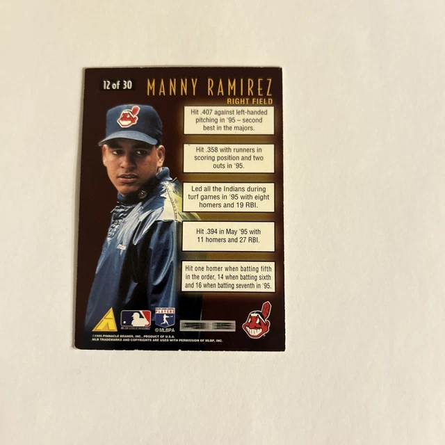 1996 SCORE NUMBERS Game 12 Manny Ramirez Cleveland Indians (PWE) EUR 0 ...