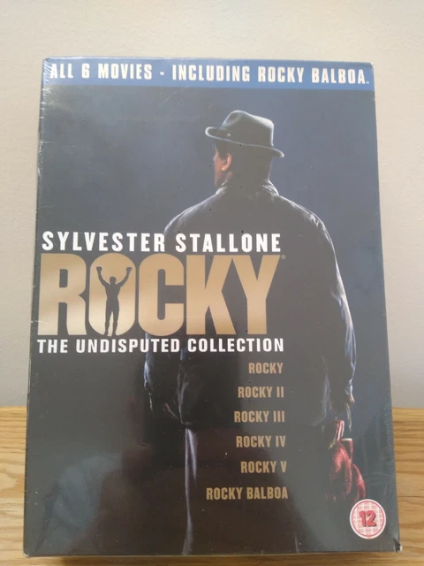 ROCKY:THE UNDISPUTED COLLECTION DvD 6 Film Box Set. New & Sealed. £14. ...
