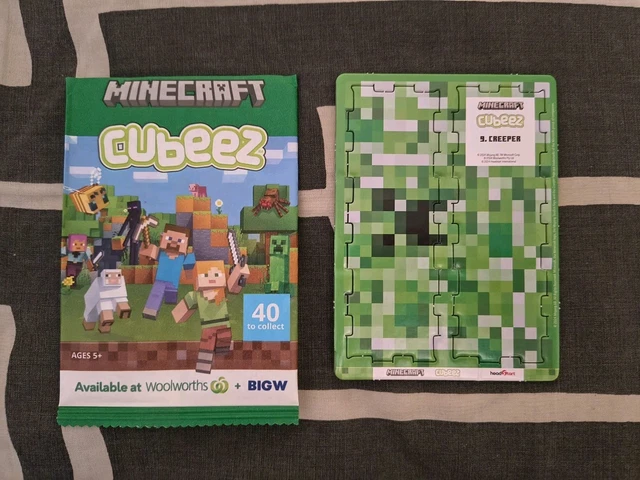 BRAND NEW 2025 Woolworths BigW Minecraft Cubeez No 9 Creeper $3.00 ...
