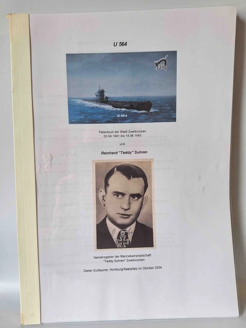 U564 GODFATHER BOAT Zweibrücken Reinhard Teddy Suhren Kriegsmarine ...