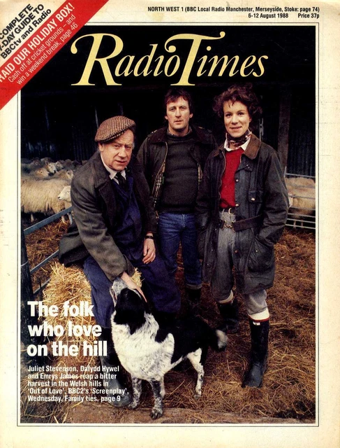 RADIO TIMES MAGAZINE 1988/12/8 Juliet Stevenson. Alan Bennett. Paul ...