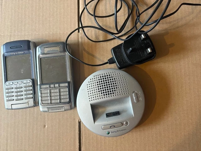 SONY ERICSSON P910I & P900i - 2x 2000s PDA Mobile Phones w/ accessories ...