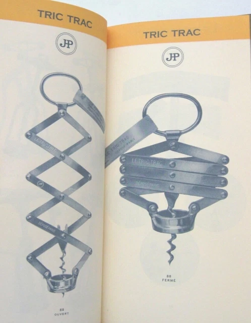 TIRE BOUCHON TRIC Trac Perille Jp Cavatappi Corkscrew Korkenzieher ...