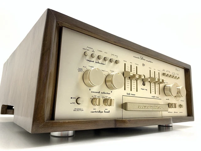 MARANTZ PM8 CONSOLE Stéréo Amplificateur Vintage Wood Boîte Revêtu Work ...