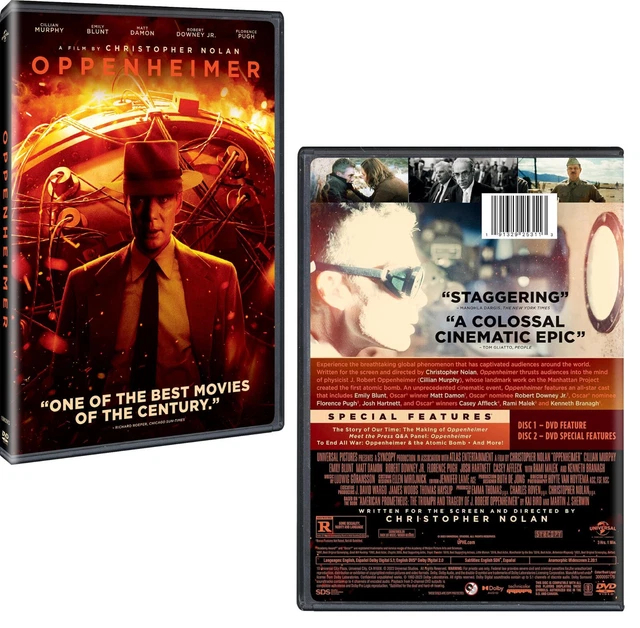 OPPENHEIMER (2023): CILLIAN Murphy, Emily Blunt, J. Robert - NEW US Rg1 ... OPPENHEIMER (2023): CILLIAN Murphy, Emily Blunt, J. Robert - NEW US Rg1 ...