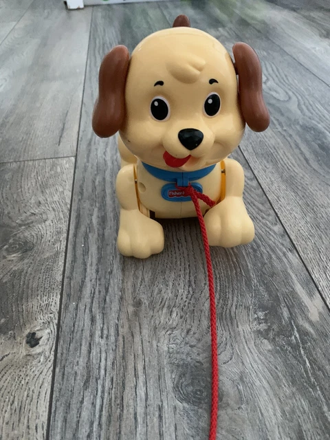 FISHER PRICE ACTIVITY Walker lil snoopy puppy dog Vintage pull along ...