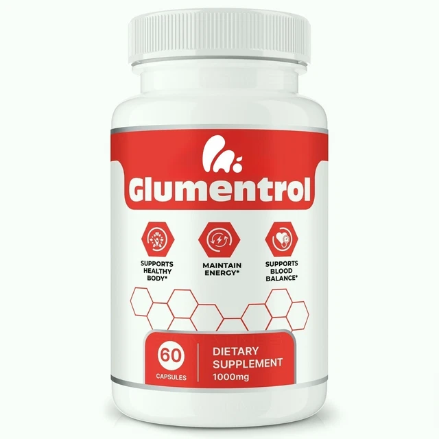 GLUMENTROL CAPSULES, PREMIUM Blood Health Support Supplement (60ct) £14 ...