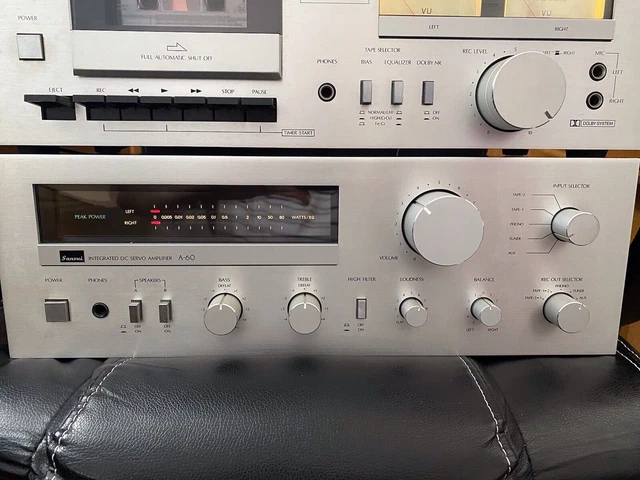 SANSUI T-60 AM/FM Stereo Tuner T60 Amplifier 1970s Hi-Fi, Separates £ ...