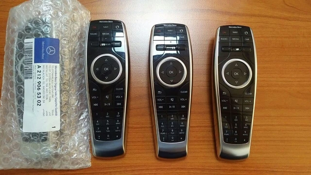 MERCEDES BENZ W222 FRONT & REAR Entertainment Remote Control ...