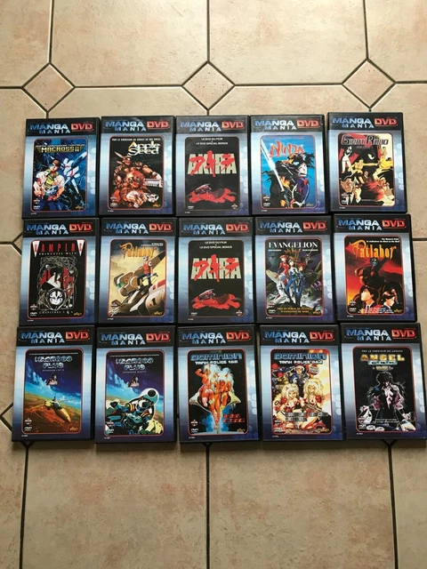 LOT DE 15 DVD MANGA MANIA EUR 10,00 - PicClick FR