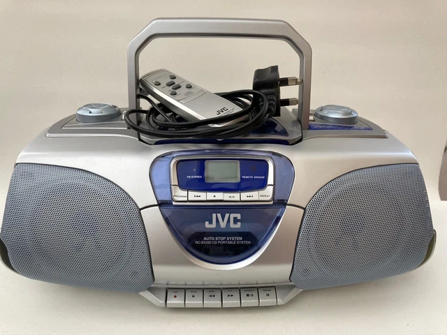 JVC BX-330SL BOOM Box CD Radio Cassette Player for Spares/Repair see ...