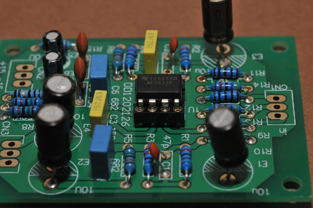 AMPLIFICATORE STEREO PHONO RIAA NE5532 PREAMPLIFICATORE FAI DA TE ...