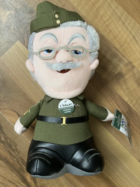 DAD’S ARMY Lance Corporal Jones Talking Soft Plush Toy novelty bbc £10. ...