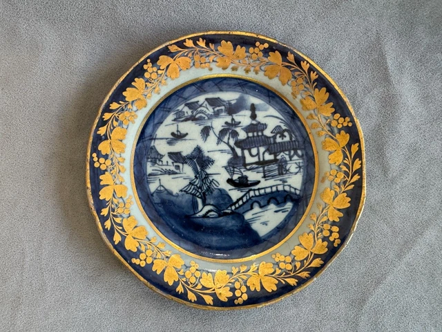 CLOBBERED CANTON PLATE, late 18th Century (Qing Dynasty) £93.90 ...