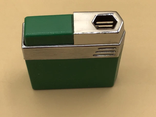 VINTAGE &K& LINE lighter - Windmill Lassie in case - PIEZO Electric Gas ...