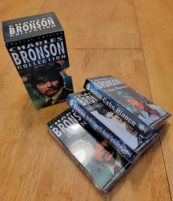 CHARLES BRONSON COLLECTION VHS Tapes NEW Chino Cabo Blanco Man with a Camera £14.10 - PicClick UK